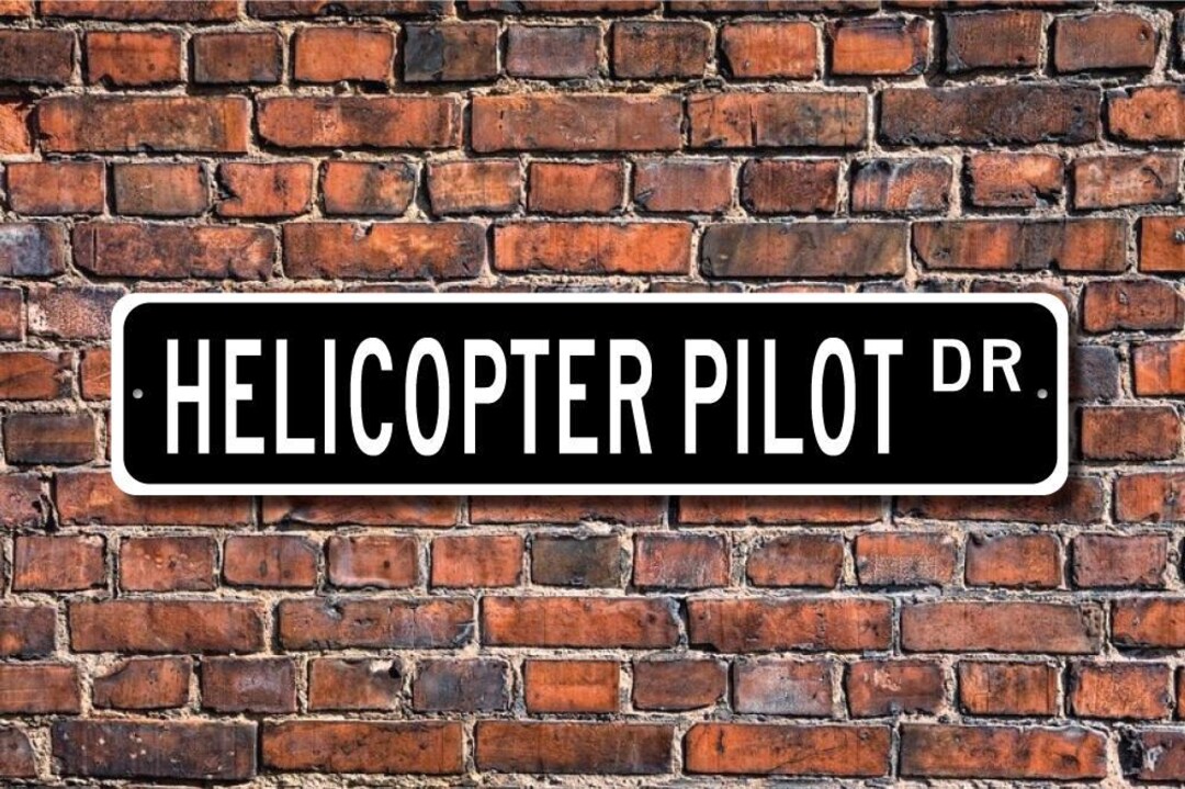 Helicopter Pilot, Helicopter Pilot Gift, Helicopter Pilot Sign, Airport ...