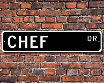 Chef at Work Warning Sign Restaurant Cook Signs Gift - Etsy