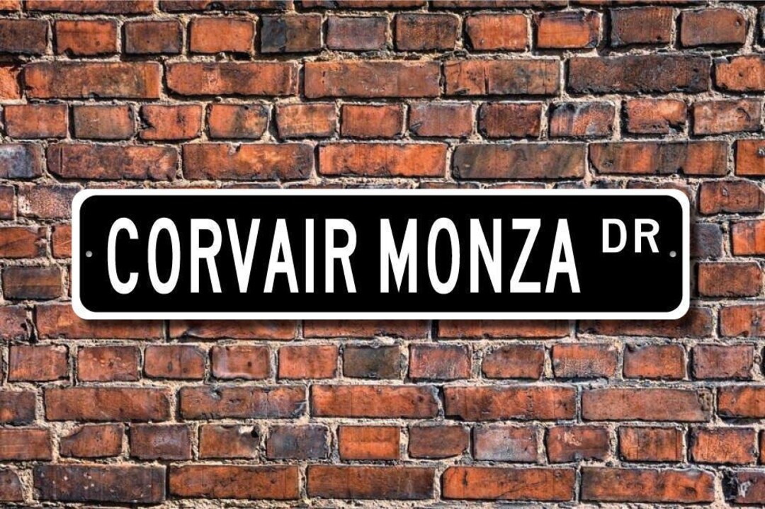 Corvair Monza, Chevrolet Corvair Monza Sign, Chevrolet Corvair Monza ...