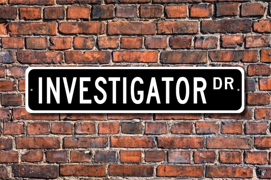 Investigator, Investigator Gift, Investigator Sign, Inspector, Police ...