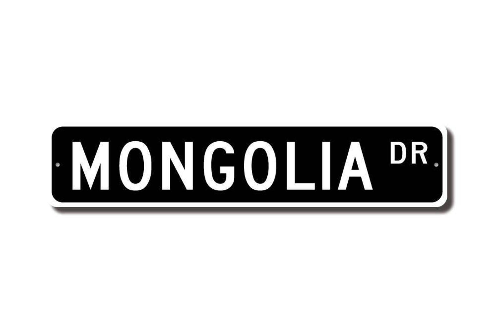 Mongolia, Mongolia Gift, Mongolia Sign, Souvenir Sign, Mongolia Native ...
