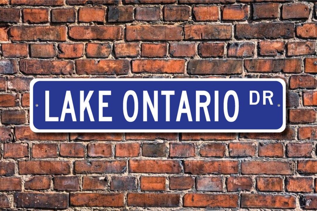 Lake Ontario, Lake Ontario Sign, Canada-ny Lake, Lake Ontario Gift ...