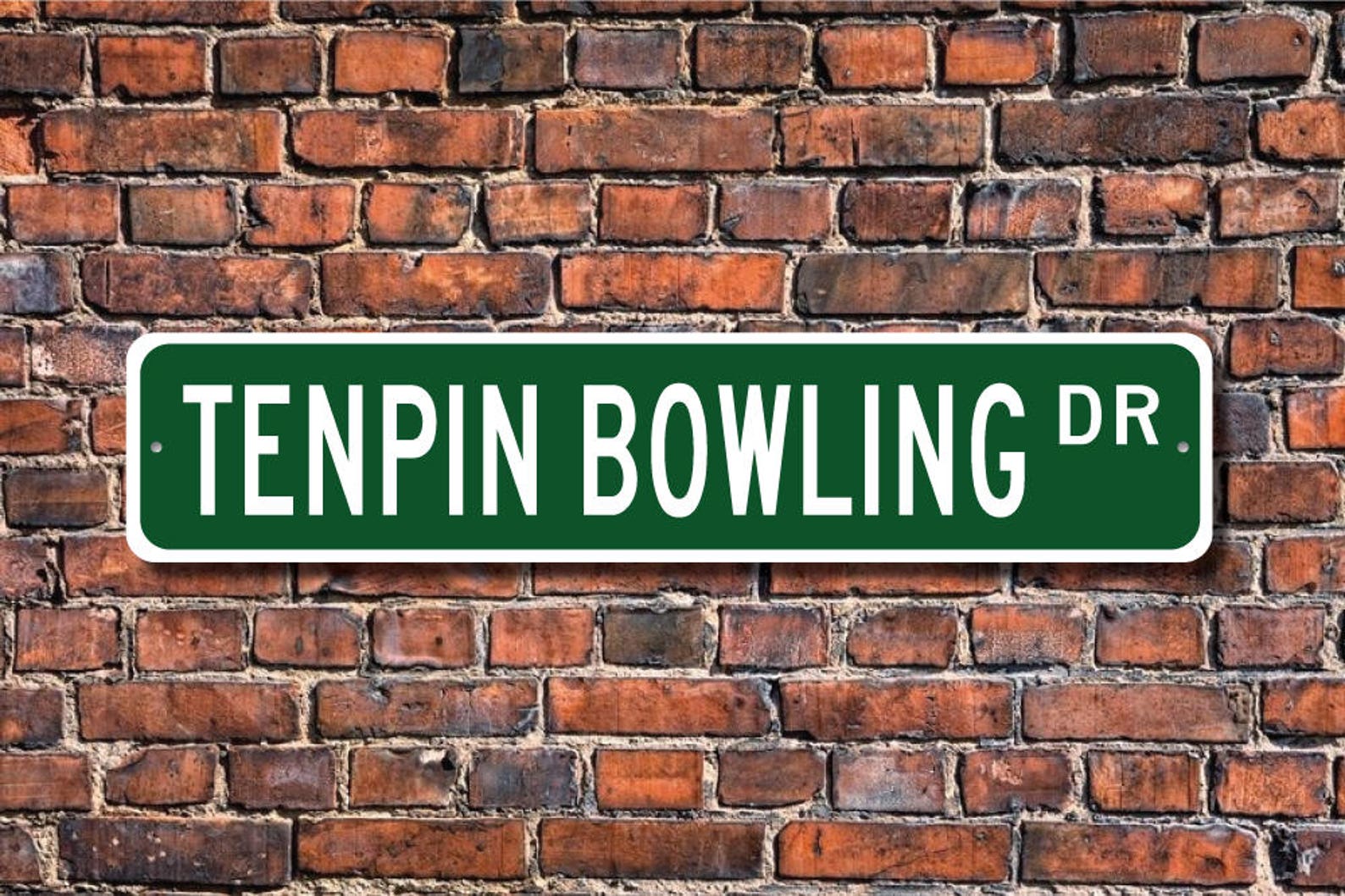 Tenpin Bowling Tenpin Bowling Sign Tenpin Bowling Fan | Etsy