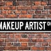 Makeup Artist, Makeup Artist Gift, Makeup Artist Sign, Movie Studio ...