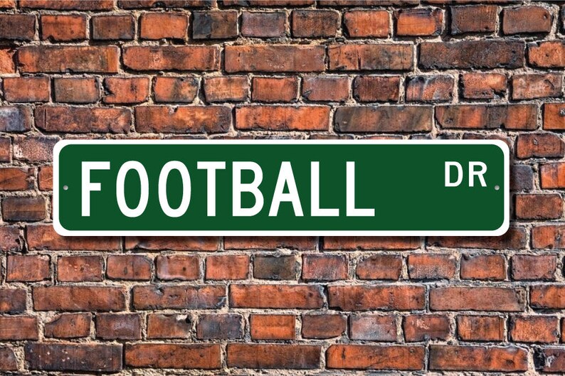 Football Football Sign Football Fan Football Gift Football - Etsy