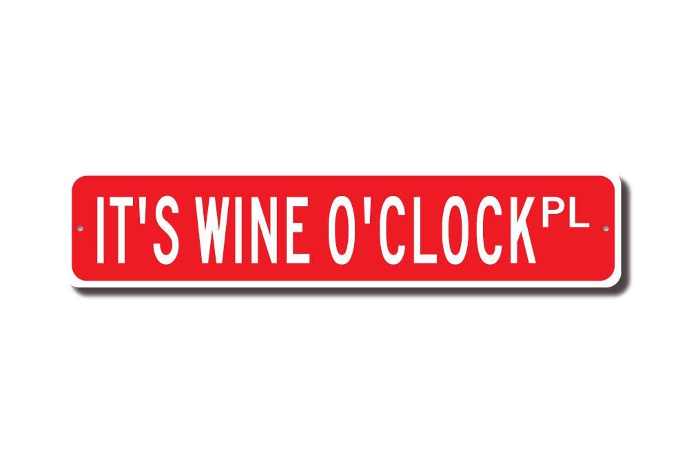 It's Wine O'clock Wine Sign Wine Decor Wine Lover - Etsy