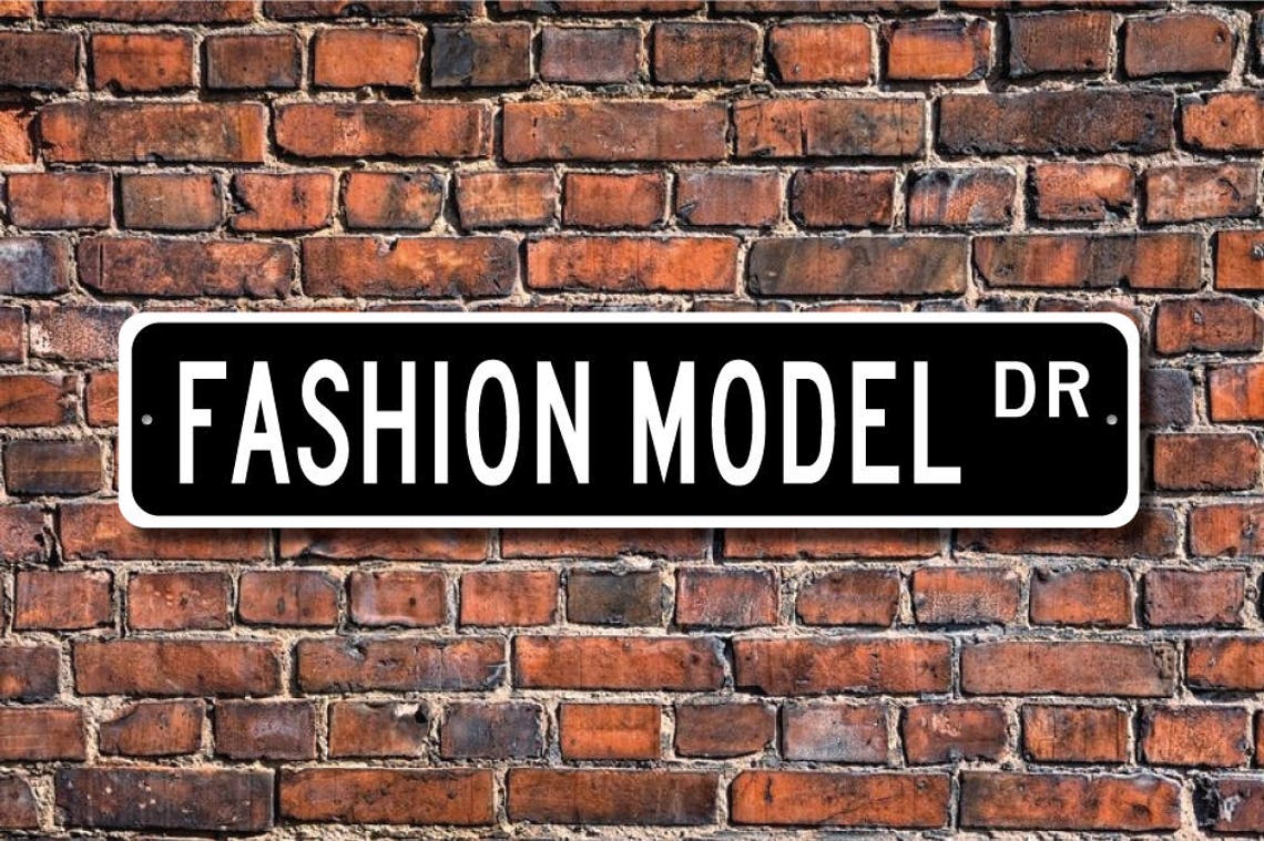 Fashion Model Fashion Model Gift Fashion Model Sign Gift | Etsy