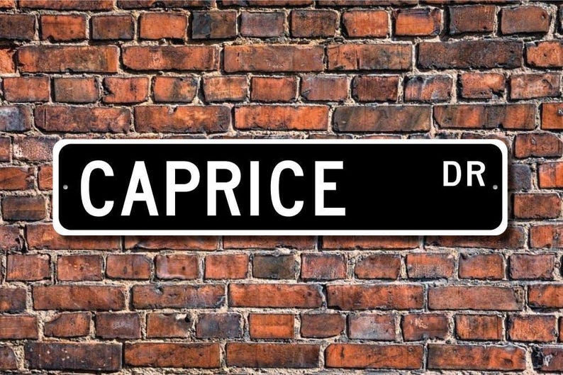 Caprice, Chevrolet Caprice Sign, Chevrolet Caprice Owner Gift ...