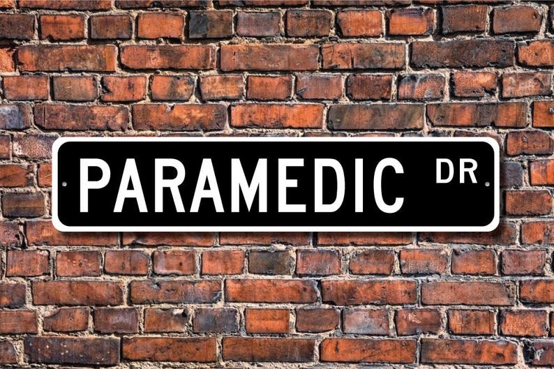 Paramedic Paramedic Gift Paramedic sign firefighter | Etsy