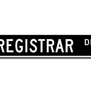 Registrar, Registrar Gift, Registrar Sign, High School Registrar ...