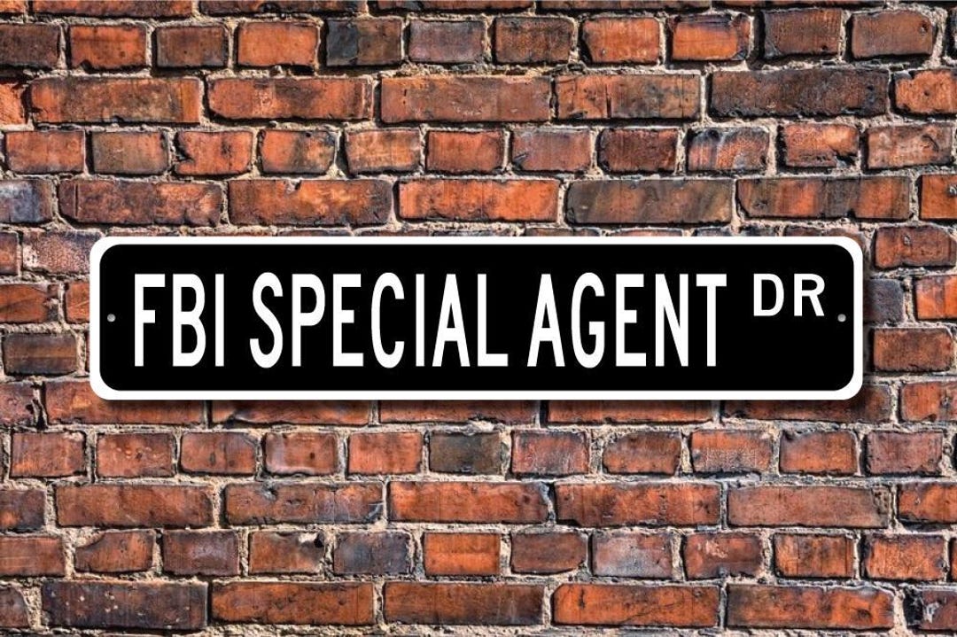 FBI Special Agent, FBI Special Agent Gift, FBI Special Agent Sign ...