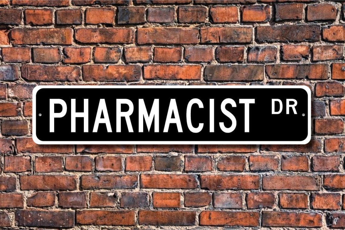 Pharmacist Pharmacist Gift Pharmacist Sign Drugstore - Etsy