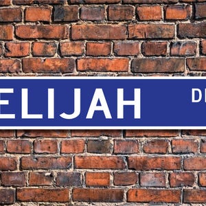 Elijah, Elijah Sign, Elijah Fan, Elijah Decor, Child Gift, Grandchild ...