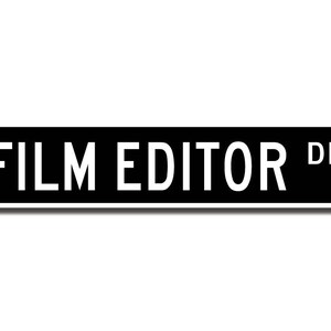 Film Editor, Film Editor Gift, Film Editor Sign, Gift for Film Editor ...