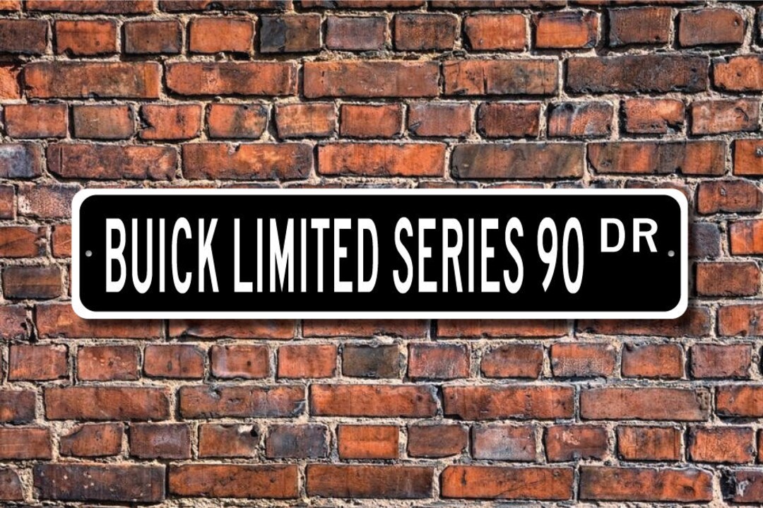 Limited Series 90 Buick, Buick Limited Series 90 Sign, Vintage Car ...