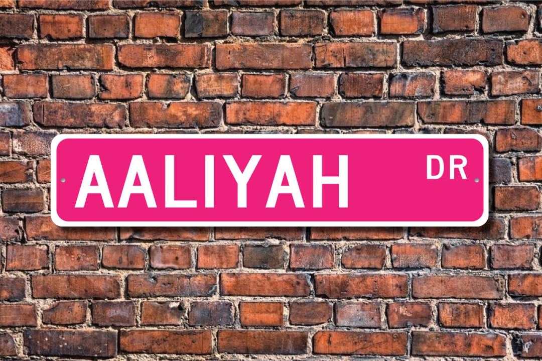 Aaliyah, Aaliyah Sign, Aaliyah Gift, Aaliyah Lover, Child Gift ...