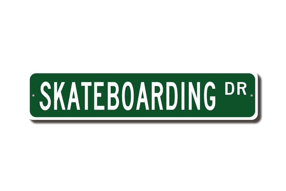 Skateboarding Skateboarding Sign Skateboarding Fan | Etsy