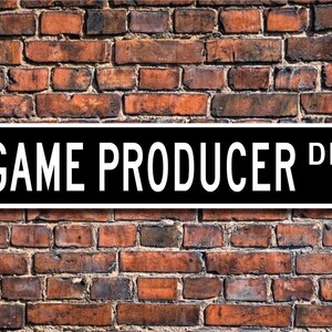 Game Producer, Game Producer Gift, Game Producer Sign, Video Games ...