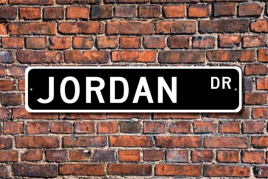 Jordan Sign, Jordan Gift, Jordan Souvenir, Jordan Keepsake, Jordan Wall ...