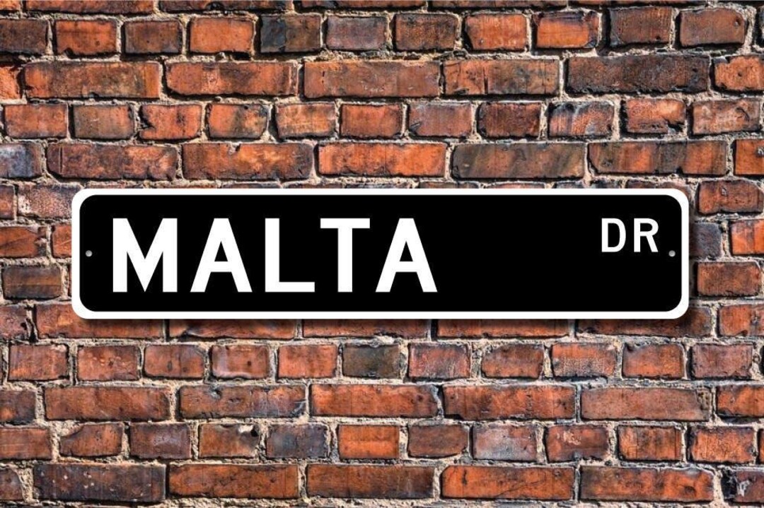 Malta, Malta Gift, Malta Sign, Malta Visitor, Vacation Souvenir Sign ...