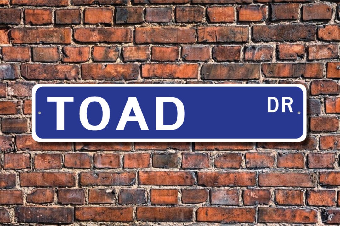 Toad, Toad Gift, Toad Sign, Toad Decor, Toad Lover, Common Frog Name ...