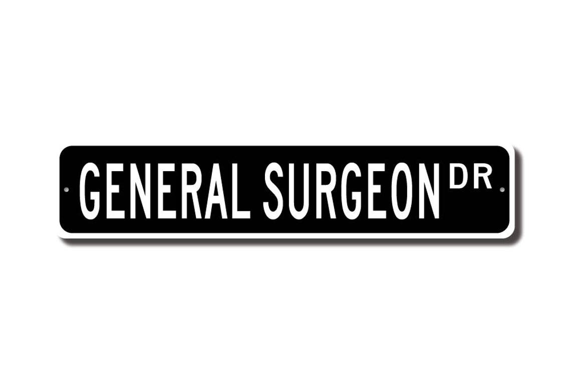 General Surgeon General Surgeon Gift General Surgeon Sign - Etsy