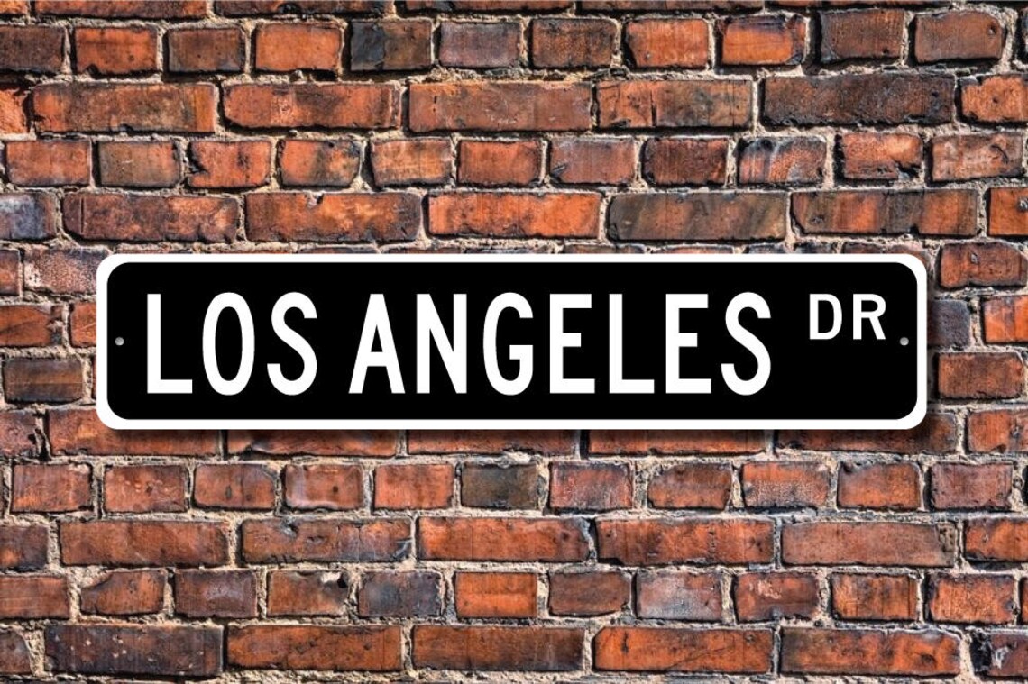 Los Angeles Los Angeles Sign Los Angeles Gift Los Angeles | Etsy