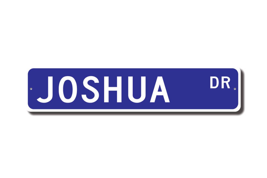 Joshua Joshua Sign Joshua Fan Joshua Decor Child Gift - Etsy