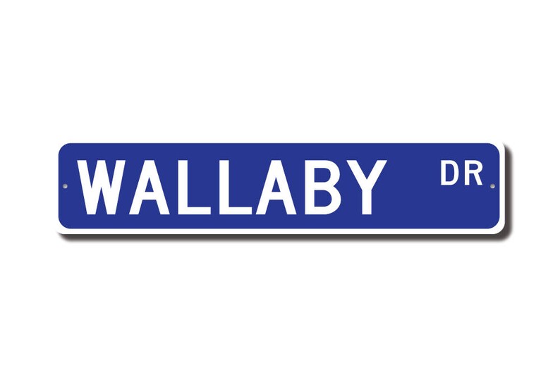 Wallaby Wallaby Gift Wallaby Sign Wallaby Decor Wallaby - Etsy