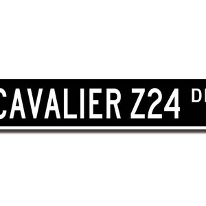 Cavalier Z24, Chevrolet Cavalier Z24 Sign, Chevrolet Cavalier Z24 Gift ...