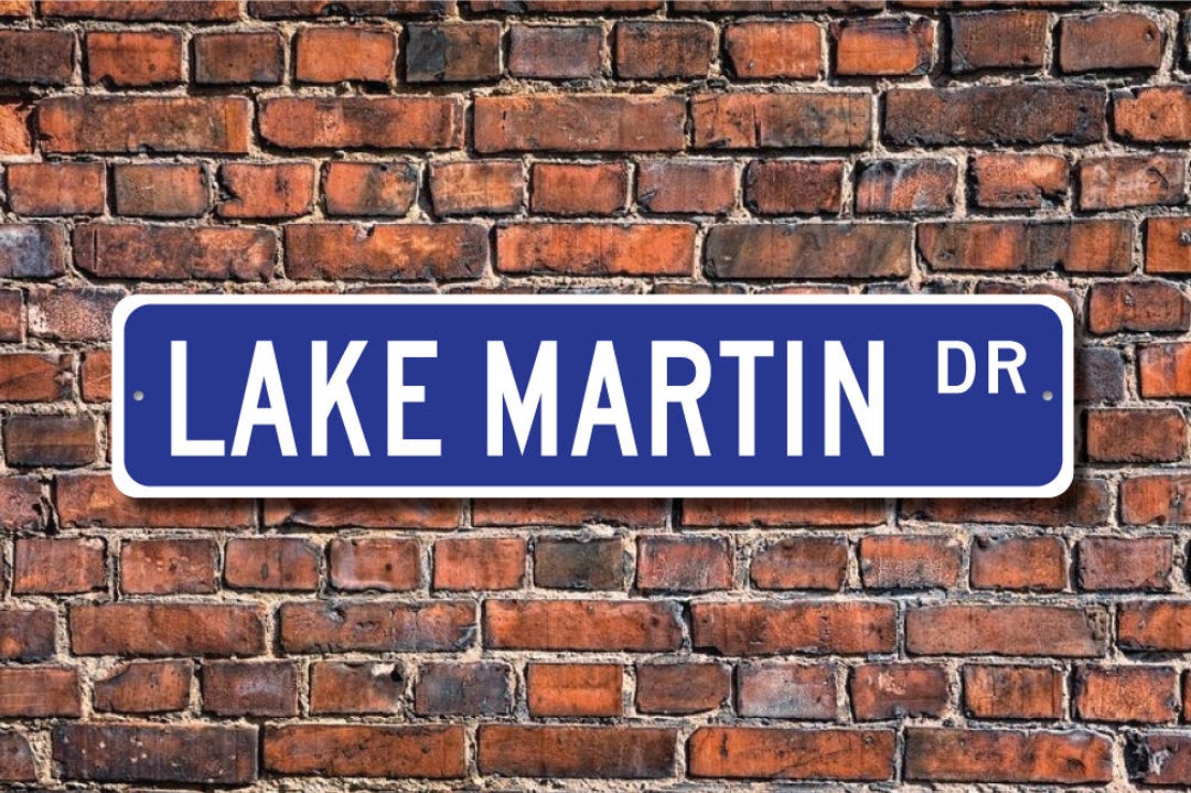 Lake Martin, Lake Martin Sign, Lake Martin Gift, Alabama Lake, Lake ...