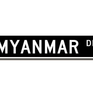 Myanmar, Myanmar Gift, Myanmar Sign, Souvenir Sign, Myanmar Native ...