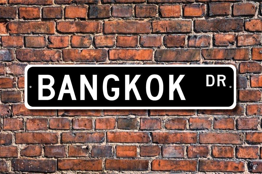Bangkok, Bangkok Gift, Bangkok Sign, Bangkok Souvenir, Bangkok Native ...