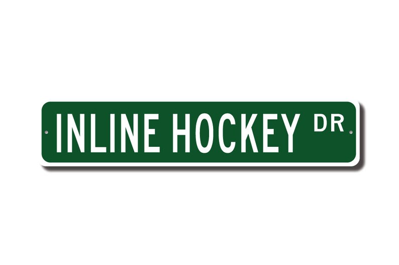 Inline Hockey Inline Hockey Sign Inline Hockey Fan Inline - Etsy