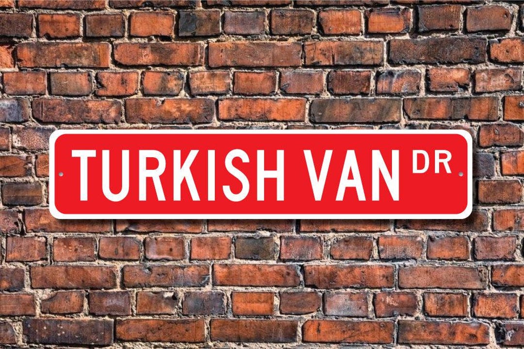 Turkish Van, Turkish Van Sign, Turkish Van Owner Gift, Turkish Van Cat ...