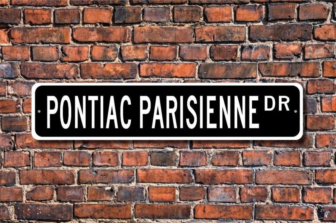 Parisienne, Pontiac Parisienne Sign, Pontiac Parisienne Gift, Vintage ...