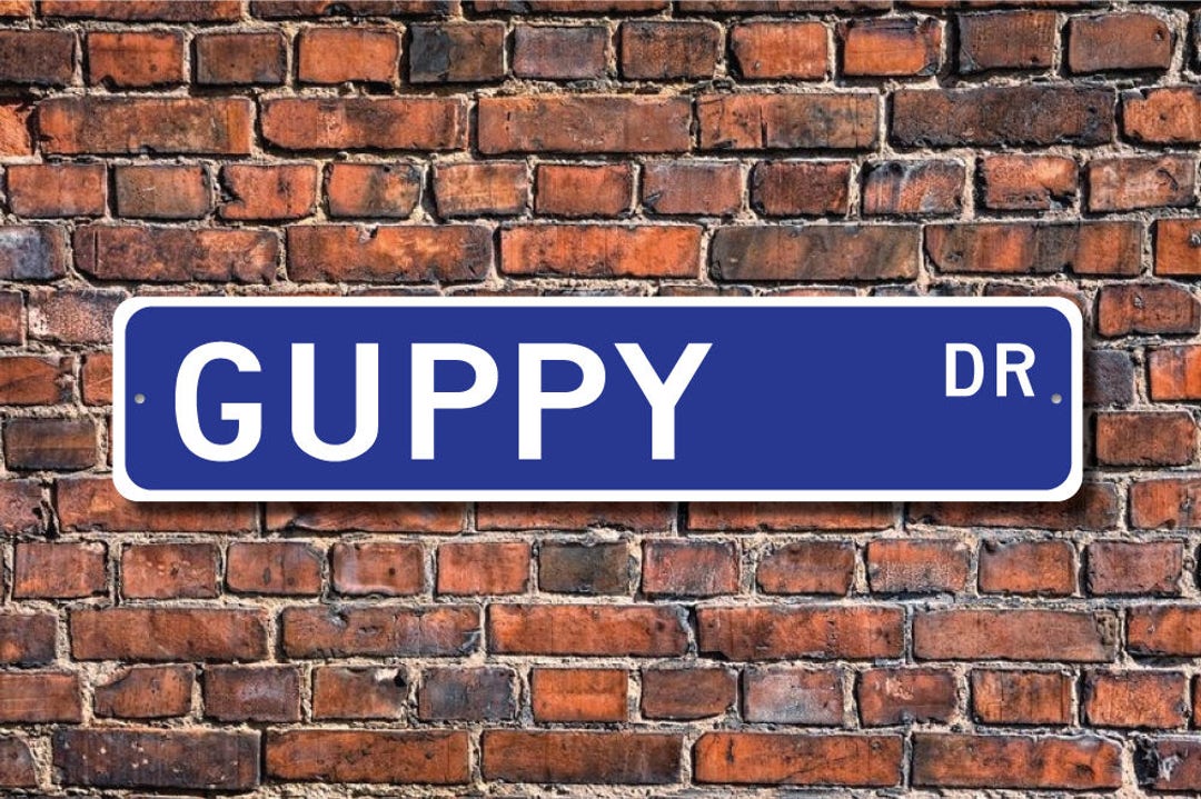 Guppy, Guppy Gift, Guppy Sign, Guppy Decor, Guppy Lover, Fish, Aquarium ...