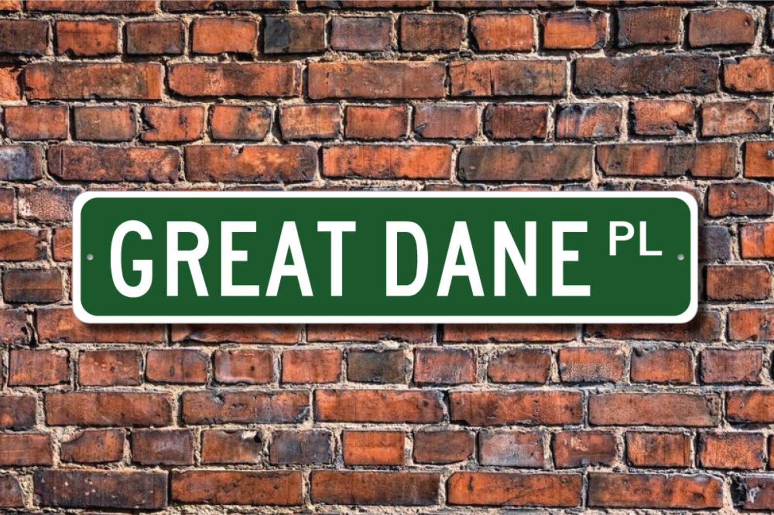 Great Dane, Great Dane Lover, Great Dane Sign, Custom Street Sign ...