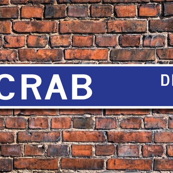 Crab Sign - Etsy