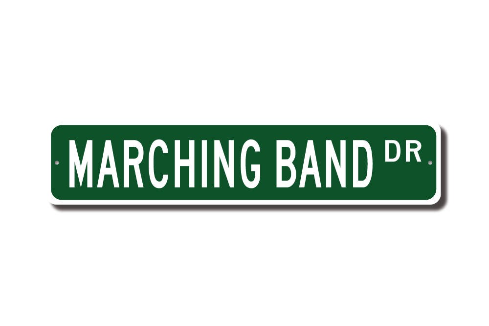 Marching Band Marching Band Sign Marching Band Fan Marching | Etsy