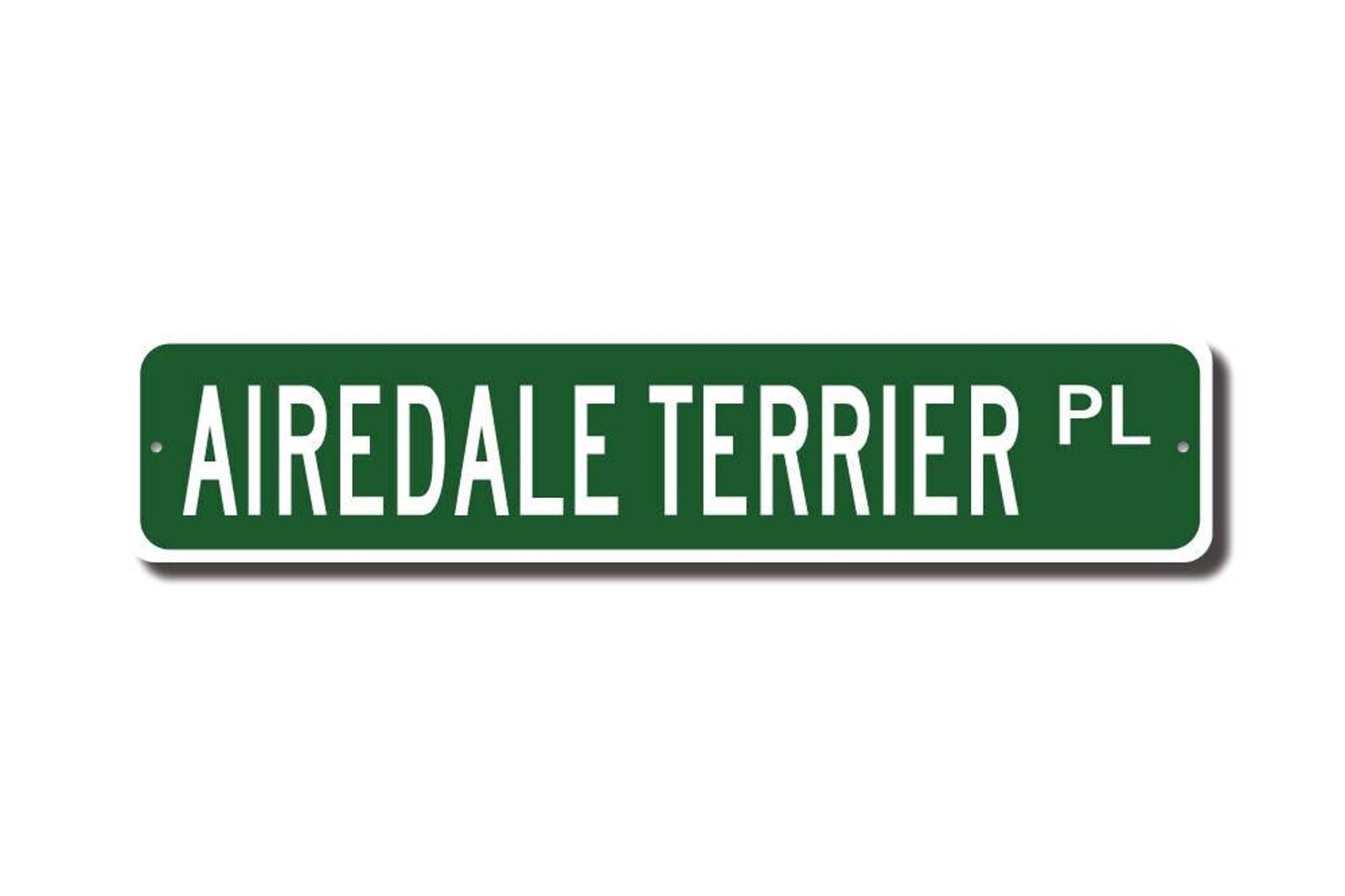 Airedale Terrier, Airedale Terrier Gift, Airedale Terrier Sign, Dog ...