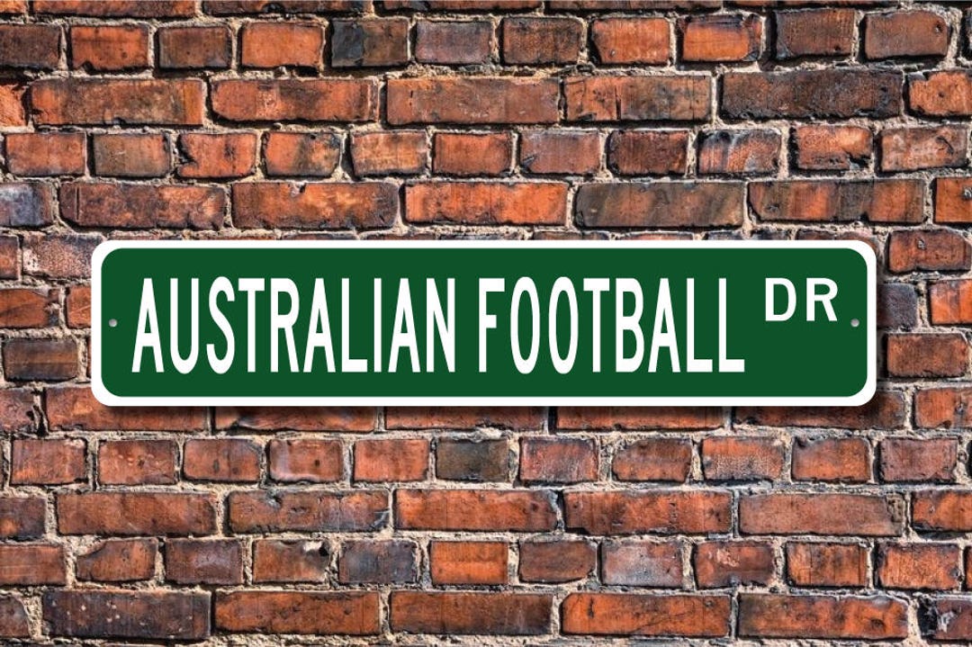 Australian Football, Australian Football Gift, Australian Football Sign ...