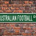 Australian Football, Australian Football Gift, Australian Football Sign ...