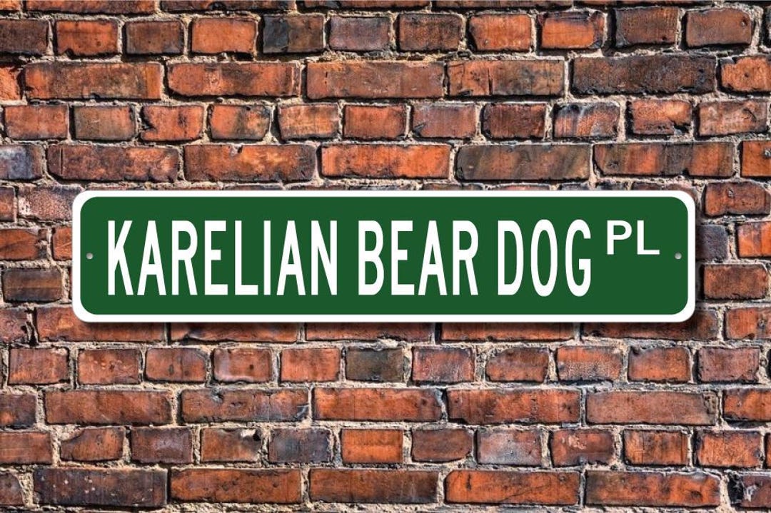 Karelian Bear Dog, Karelian Bear Dog Lover, Karelian Bear Dog Sign ...