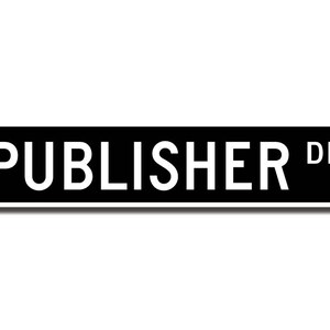 Publisher Publisher Gift Publisher Sign Publishing Company - Etsy