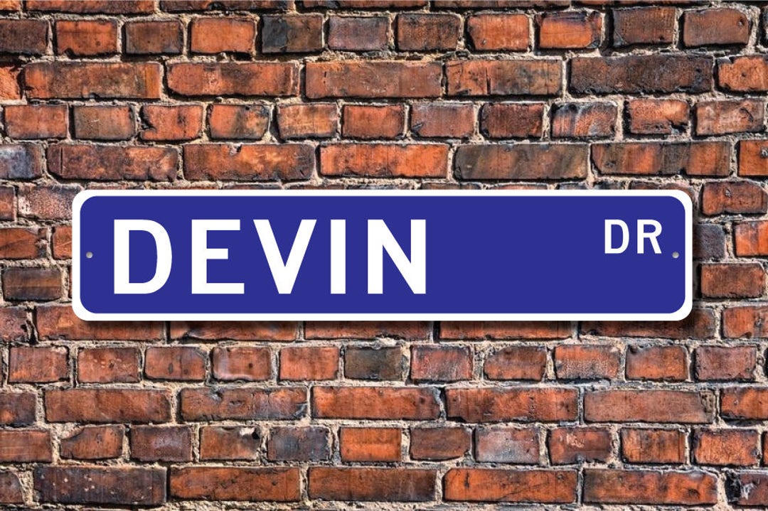Devin, Devin Sign, Devin Fan, Devin Decor, Child Gift, Grandchild Gift ...