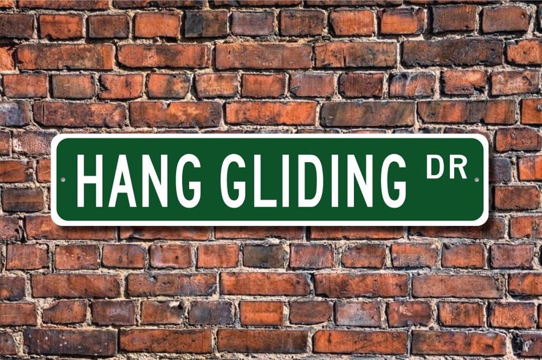 Hang Gliding, Hang Gliding Sign, Hang Gliding Fan, Hang Gliding Gift ...