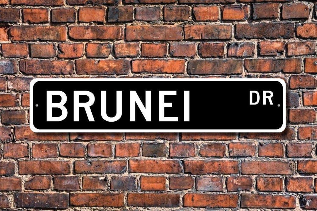 Brunei Sign, Brunei Gift, Brunei Keepsake, Brunei Wall Decor, Brunei ...