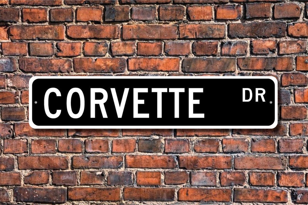 Corvette, Chevrolet Corvette Sign, Chevrolet Corvette Gift, Chevrolet ...