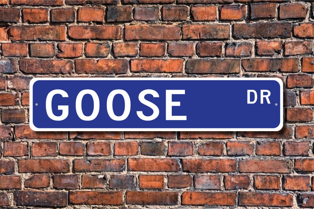 Goose, Goose Gift, Goose Sign, Goose Decor, Goose Lover, Waterfowl ...